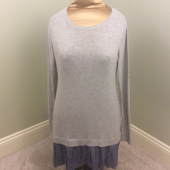LOGO by Lori Goldstein | Sweaters | Logo Cotton Cashmere Sweater W ...